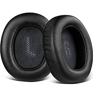 SOULWIT Earpads Replacement for JBL Everest Elite 750 (750NC Model: V750NXT) Headphones, Ear Pads Cushions with High-Density Noise Isolation Foam, Softer Protein Leather - Black