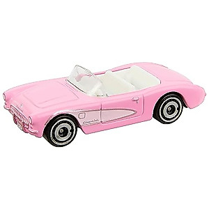 Mattel Hot Wheels Barbie The Movie Barbie 1956 Corvette Car Collectors Item with Movie Themed Packaging for Kids and Adults, Die-Cast Pink