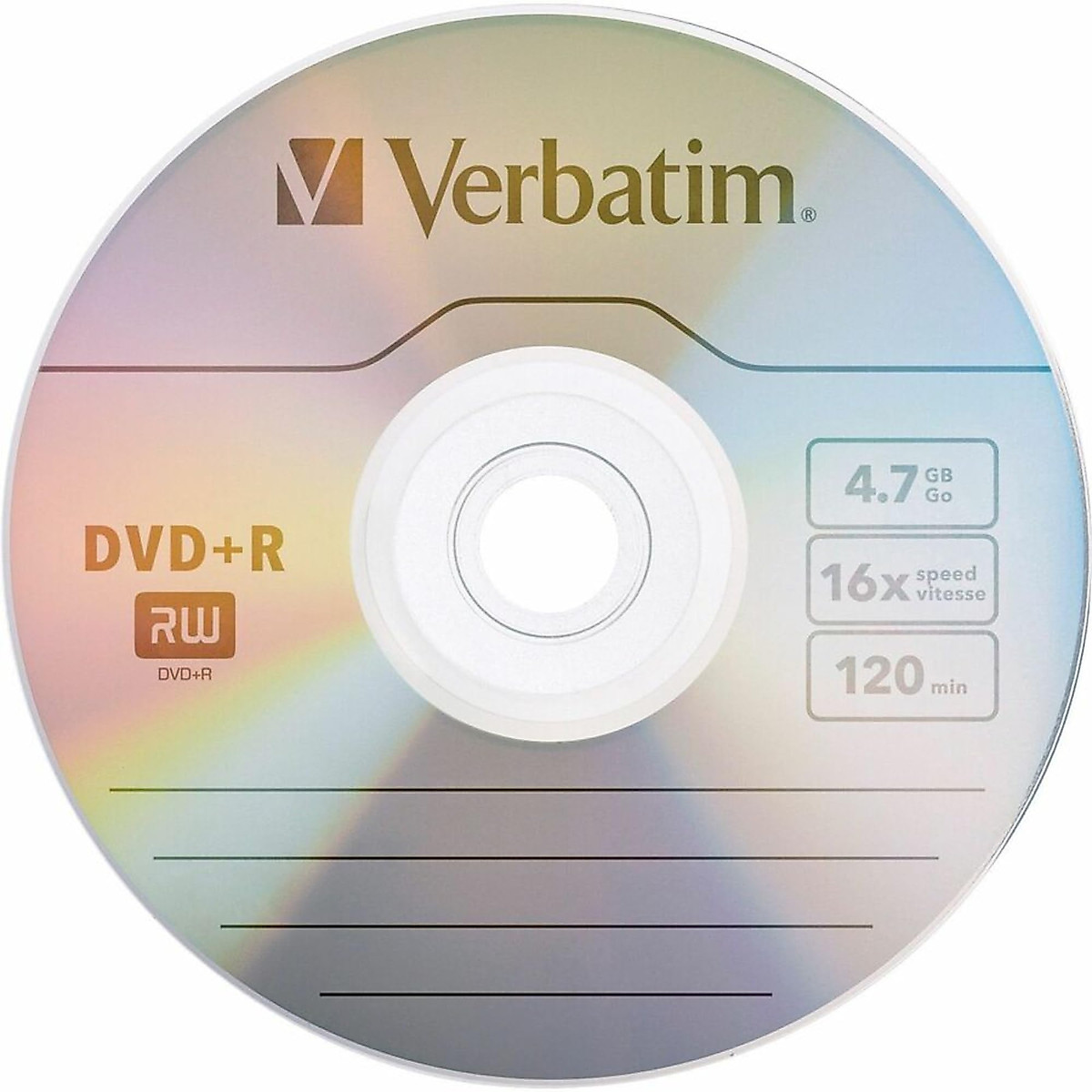 Verbatim® Life Series DVD+R Spindle, Pack Of 100