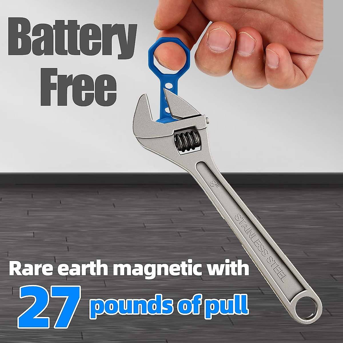 BesWin Stud Finder Wall Scanner - Studball with 27 Pounds of Pull Magnetic Power - Detect Metal through 5/8" Drywall, Wood or 3/4" Plywood Paneling, Ceramic Tiling - No Battery Required, Black