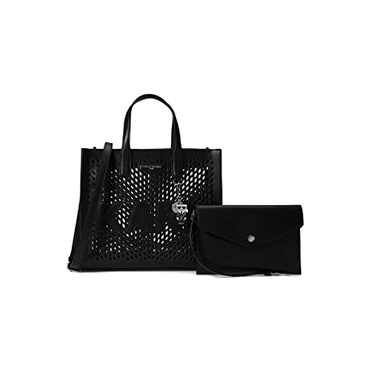 Karl Lagerfeld Paris Nouveau Tote Black Perf One Size