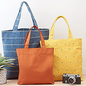 Simplicity Unlined Tote Bag Packet, Code 9308 Sewing Pattern, One Size, White