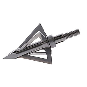 NAP New Archery Products New Archery ProductsQuadcutter Compound 100 Grain Big Game Hunting Fixed Blade 3 Pieces Broadhead Set