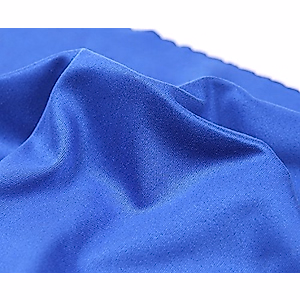 Your Choice Microfiber Cleaning Cloths 6 Pack for Eyeglasses, Camera Lens, Cell Phones, CD, DVD, Computers, Tablets, Laptops, Telescope, LCD Screens and Other Delicate Surfaces Cleaner