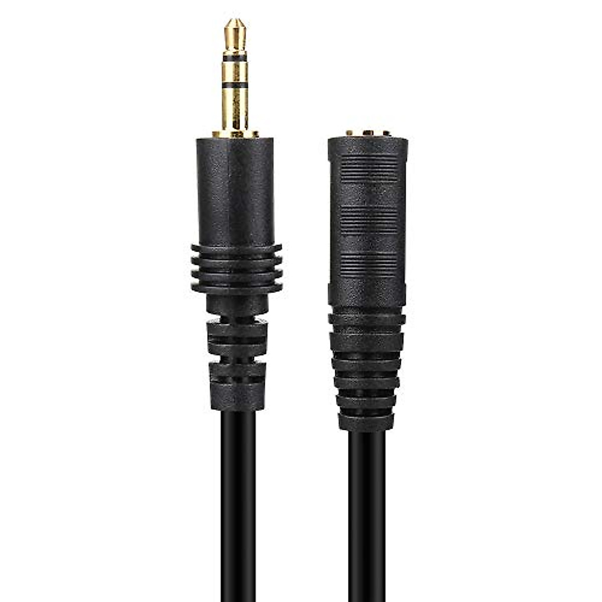 DTOL MC 3.5mm Audio Cable - 3.5mm TRS Female to Male 15ft Extension Cord for Microphones, Headphones, and More