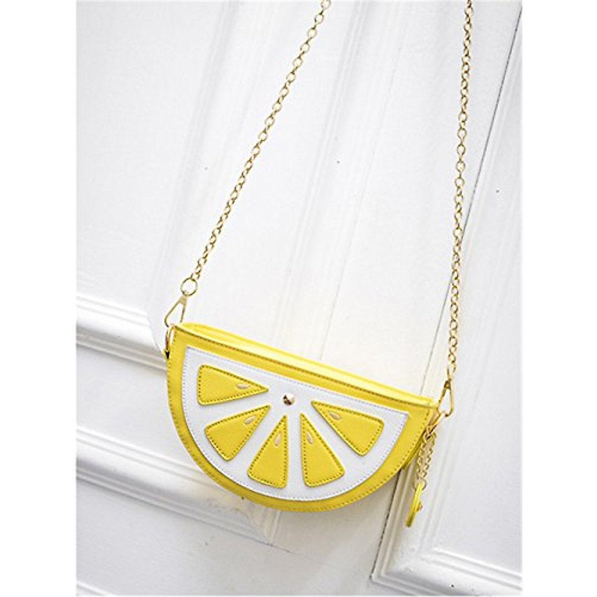 Barabum Novelty Purse Lemon multi function Cross-body Messenger Shoulder Hand Bag Purse for Women and Girls (Lemon)