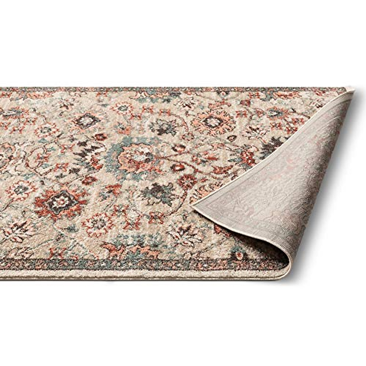 Well Woven Mystic Harper Blush Bohemian Floral 5'3" x 7'3" Distressed Area Rug, 5 ft 3 in x 7 ft 3