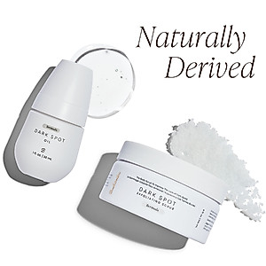 Bushbalm Dark Spots and Ingrown Hair 2 Step Routine - Rejuvenate and Nourish - Ingrown Hair Oil (30 ml) and Exfoliating Scrub (236 ml) - Bermuda
