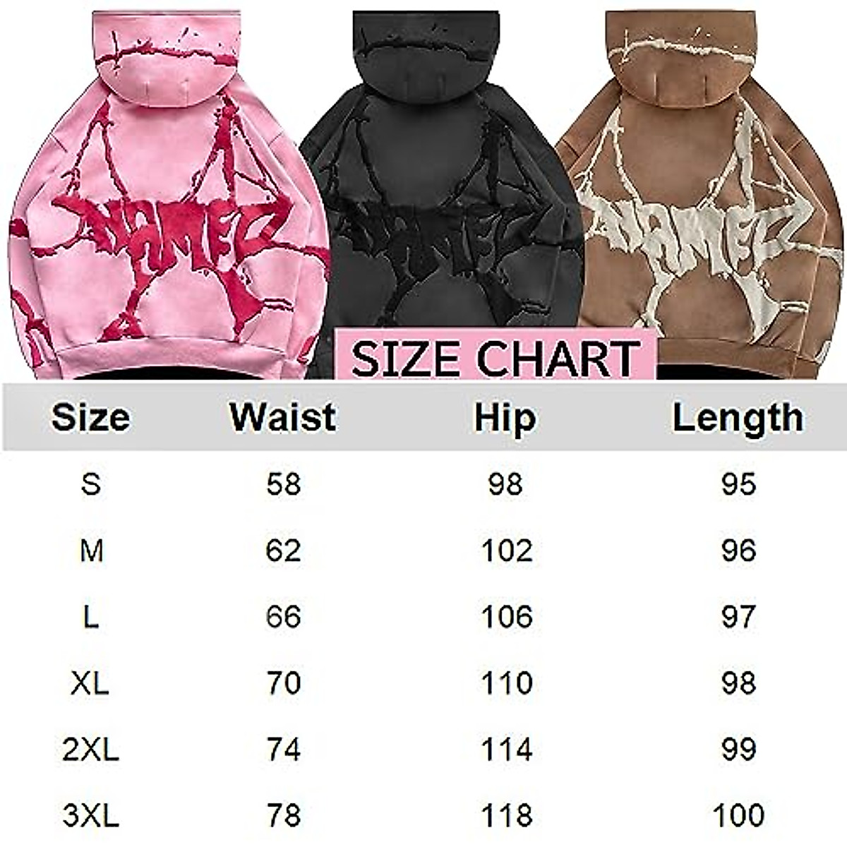 Soosuihoo Pink Spider Full Zip Hoodie Y2k Rhinestone Skull Streetwear Skeleton Hoodies Goth Grunge Oversized Jacket (L, Pink)