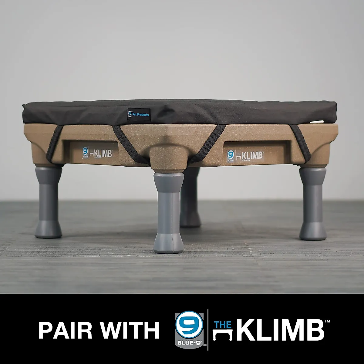 Blue-9 Pet Products Restore Dog Bed, Durable, Water Resistant, and Washable Design, 24” Square