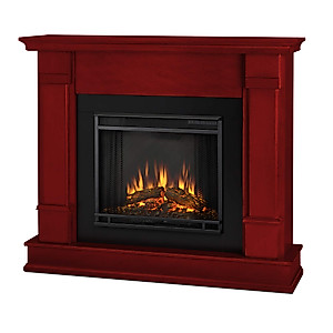 Real Flame G8600E-W Silverton Electric Fireplace, Medium, White