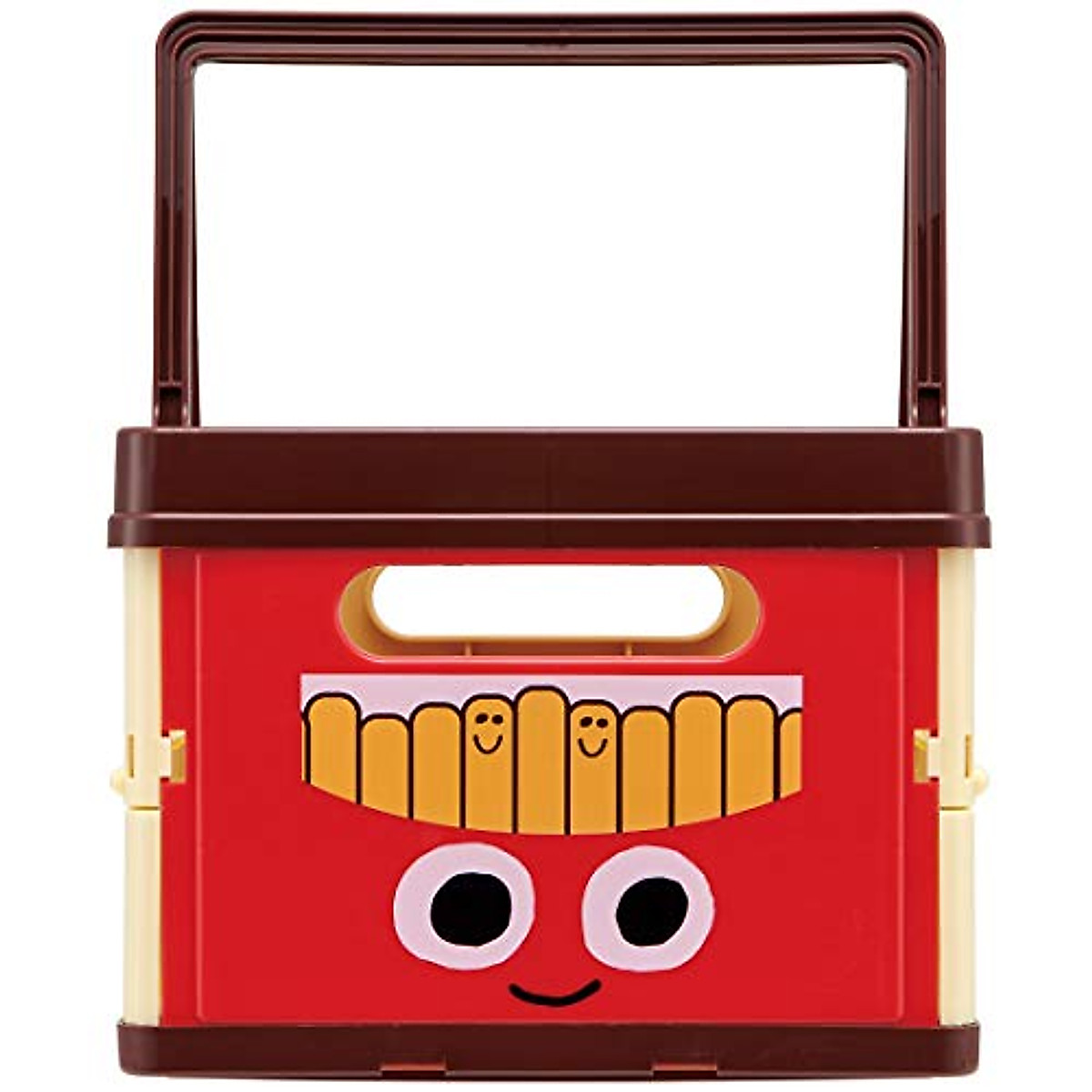 Skater BWOT13 Storage Box, Foldable, Storage Case, Basket, Burger Conx, Mix, 7.1 x 9.8 x 7.7 inches (38 x 25 x 19.5 cm)