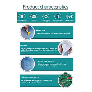 FLFK Stair Riser Decals - Stair Stickers Decals Peel and Stick,Stone Trail Stair Decals Self-Adhesive for Home Decor, 39.3" W x 7.08" H x 13Pcs