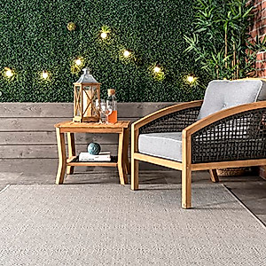 nuLOOM Paloma Abstract Geometric Indoor/Outdoor Area Rug, 4' x 6', Grey