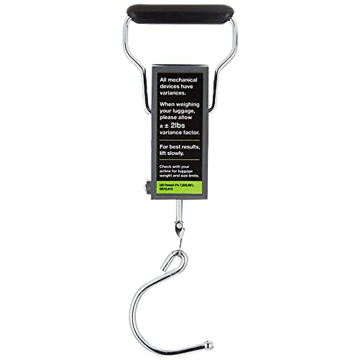 Travelon Stop & Lock Luggage Scale, Black, One Size