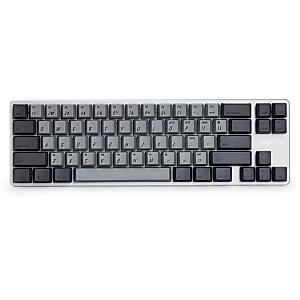 Qisan Holiday Sale 30% Discount Off Mechanical Keyboard Gaming Keyboard Kailh Blue Switch Wired Backlit PBT Keycaps Mini Design (60%) 68 Keys Keyboard Magicforce (Gray Combo)