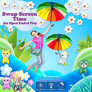 Unicorns Gifts for Girls Unicorn Stuffed Animals for Girls- Unicorn Toys for Girls Age 3 4 5 6 7 8 Year Old Little Girl Toys Plushies Stuffed Animal Plush Squishies Rainbow Toy Purse Little Girl Gifts