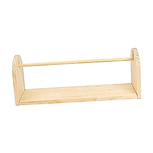 DYNWAVE Yarn Ball Holder, Wooden Crochet Yarn Threading Holder Yarn Ball Winder Embroidery Accessories Knitting Crocheting for Sewing, String Balls, 25cmx12cmx15cm