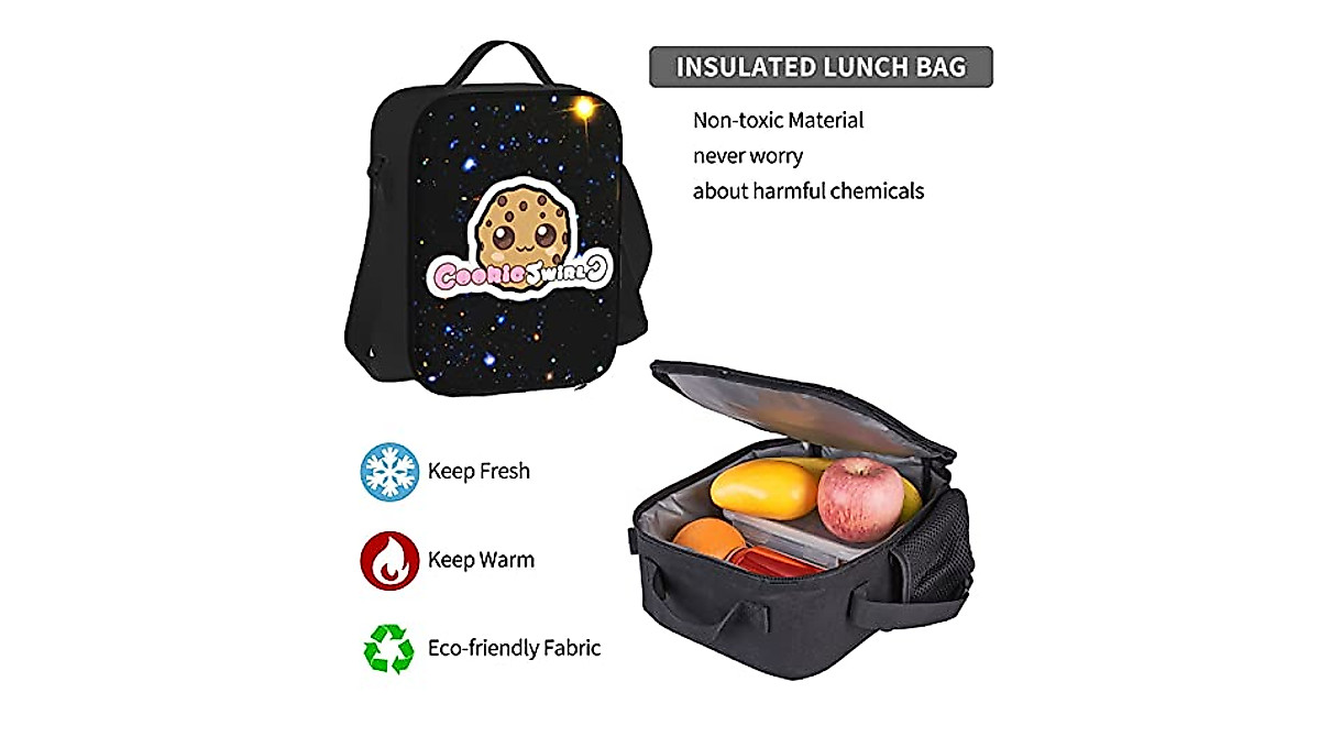 Cookie Swirl C Backpack 3-in-1 School Set with Glow Design