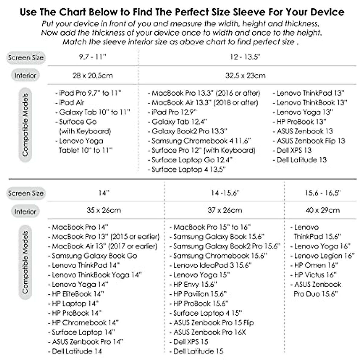 Bellagenda Laptop Sleeve Bag 16 inch, Laptop Sleeve Leather Black, Laptop Sleeve Thinkpad x1 Lenovo, with Pocket, with Penloop, Shockproof Protect, Birthday Gifts for Men Unique (15.5-16 inch, Black)