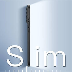 JETech Ultra Slim Case for iPhone 14 Pro Max 6.7-Inch, Camera Lens Cover Full Protection, Lightweight Matte Finish PP Hard Minimalist Case, Support Wireless Charging (Black)