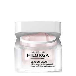 Filorga Oxygen-Glow Super-Perfecting Radiance Daily Skin Cream, Hydrating Treatment with a Moisturizing Boost of Hyaluronic Acid and Detoxifying Enzymes for a Flawless, Wrinkle No Face, 1.69 fl. oz.