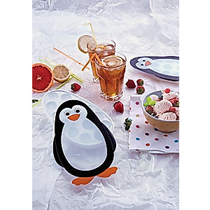 Snips Mr. Penguin Stackable Ice Tray with Lid