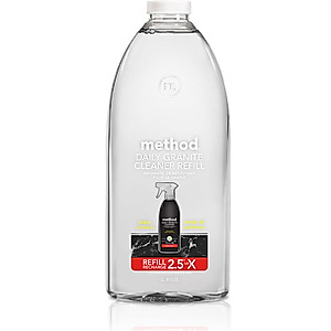 Method Daily Granite Cleaner, Apple Orchard, Set includes 68 oz. Refill and 28 oz. Spray Bottle, 28 Ounce Spray and 68 Ounce Refill