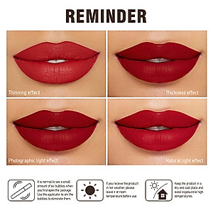 MAKI YIKA Red Lipstick for Women Color Stay Long Lasting Lipsticks, No Smudge Matte Liquid Lipstick Transferproof Cruelty-Free Lip Color |Trust You