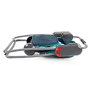 Fisher-Price On-the-Go Swing – Pixel Forest, baby seat with canopy that easily folds for travel