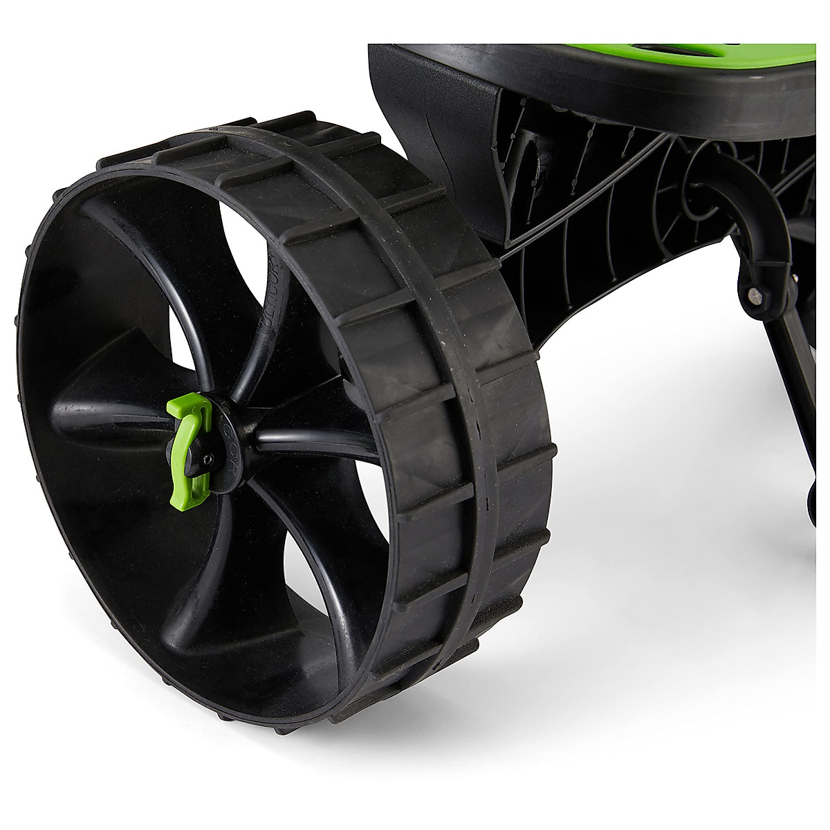 Ulticor Kayak Cart, Puncture-Free Wheels Assembles and Disassembles Within Seconds – Easy to Store – No Tools Required – All-Terrain Durable Kayak and Canoe Cart with Adjustable Straps (Green - Black)