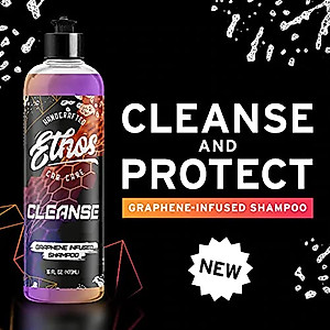 Ethos Cleanse - Graphene Car Shampoo Graphene Ceramic Coating Infused Car Wash Soap (16 Oz)