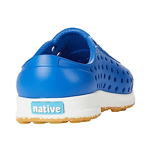 Native Shoes Kids Unisex Robbie (Toddler) Kids Robbie (Toddler) - Shoes for Kids - Synthetic Upper - Slip On Closure Victoria Blue/Shell White/Mash Speckle Rubber 9 Toddler M