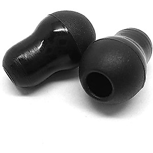 Silicone Ear Tips Earbud Replacement for Littmann Stethoscopes - Comfortable Fit Littman Ear Tips Replacement，Stethoscope Ear Pieces,Cardiology IV Parts & Littmann Earplugs Stethoscope Parts (black)