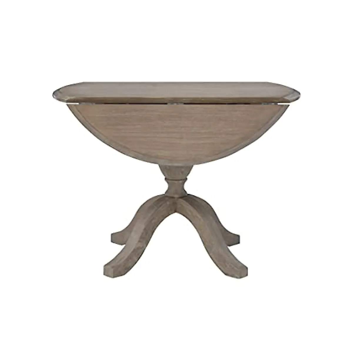 Linon Home Décor Mauro Antuque Rustic Brown Drop Leaf Dining Table