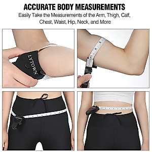 2PCS Tape Measure Body Measuring Tape 60inch (150cm), Retractable Measuring Tape for Body Measurement & Weight Loss, Accurate Body Tape Measure for Fitness, Tailor, Sewing, Handcrafts, Clothes