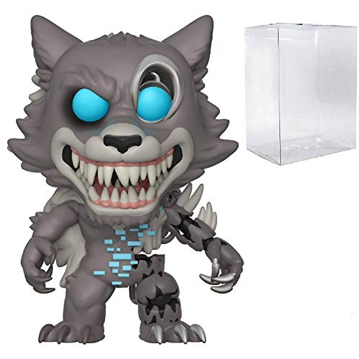 POP Five Nights at Freddy's The Twisted Ones - Twisted Wolf Funko Pop! Vinyl Figure (Bundled with Compatible Pop Box Protector Case), Multicolor, 3.75 inches