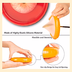 Silicone fruit storage box,Fruit and vegetable antioxidant storage box,Refrigerator silicone fruit and vegetable storage container set (4 pieces)
