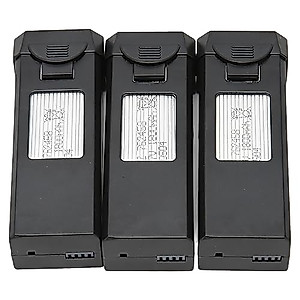PUSOKEI 3PCS RC Drone Battery, 3.7V 1800MAH Quadcopter Drone Battery Replacement Battery for A258 F184 SP3 RC Drone