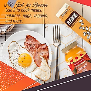 Perfectware Popcorn Kit- (Includes 35oz Popcorn Season Salt, 4lbs Yellow Kernels, and 32oz Butter Flavored Coconut Oil, Plain,PW-Popcorn Kit-3