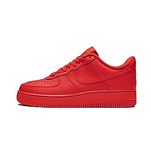 Nike Men's Air Force 1 '07 An20 Basketball Shoe, University Red/University Red, 12