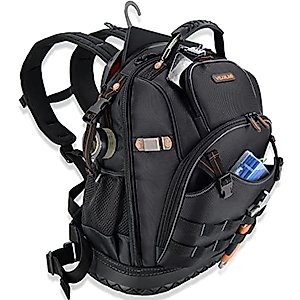 77-Pockets Tool backpack, Tool backpack for men, HVAC tool bag backpack, Electricians backpack tool bag, Large electrician backpack, Tool backpack for electricians, Tool backpack for construction