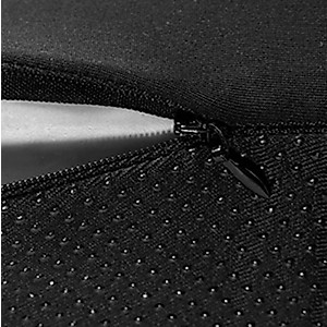 YSMLE Chair Arm Pads with Comfort Memory Foam, Arm Rest Pillow,Gaming Chair Arm Rest, Covers for Chair Armrest Cushions Gel Mesh Cover Forearm Pressure Relief for Office Wheelchair 2pcs