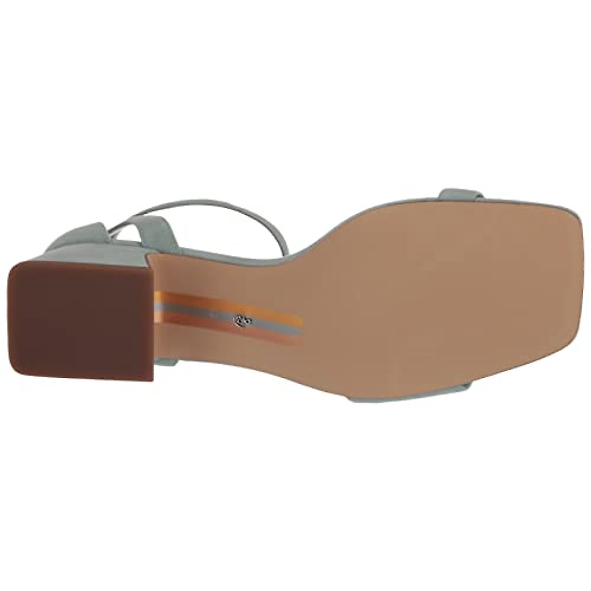 Sam Edelman Women's Wilson Heeled Sandal Tide Blue 9 Medium