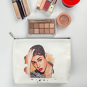 ShAeme Singer Inspired Makeup Bag Singer Fans Gift Singer Zipper Pouch Cosmetic Bag Music Lovers Gift Album Inspired Gift Birthday Christmas Gifts for Her