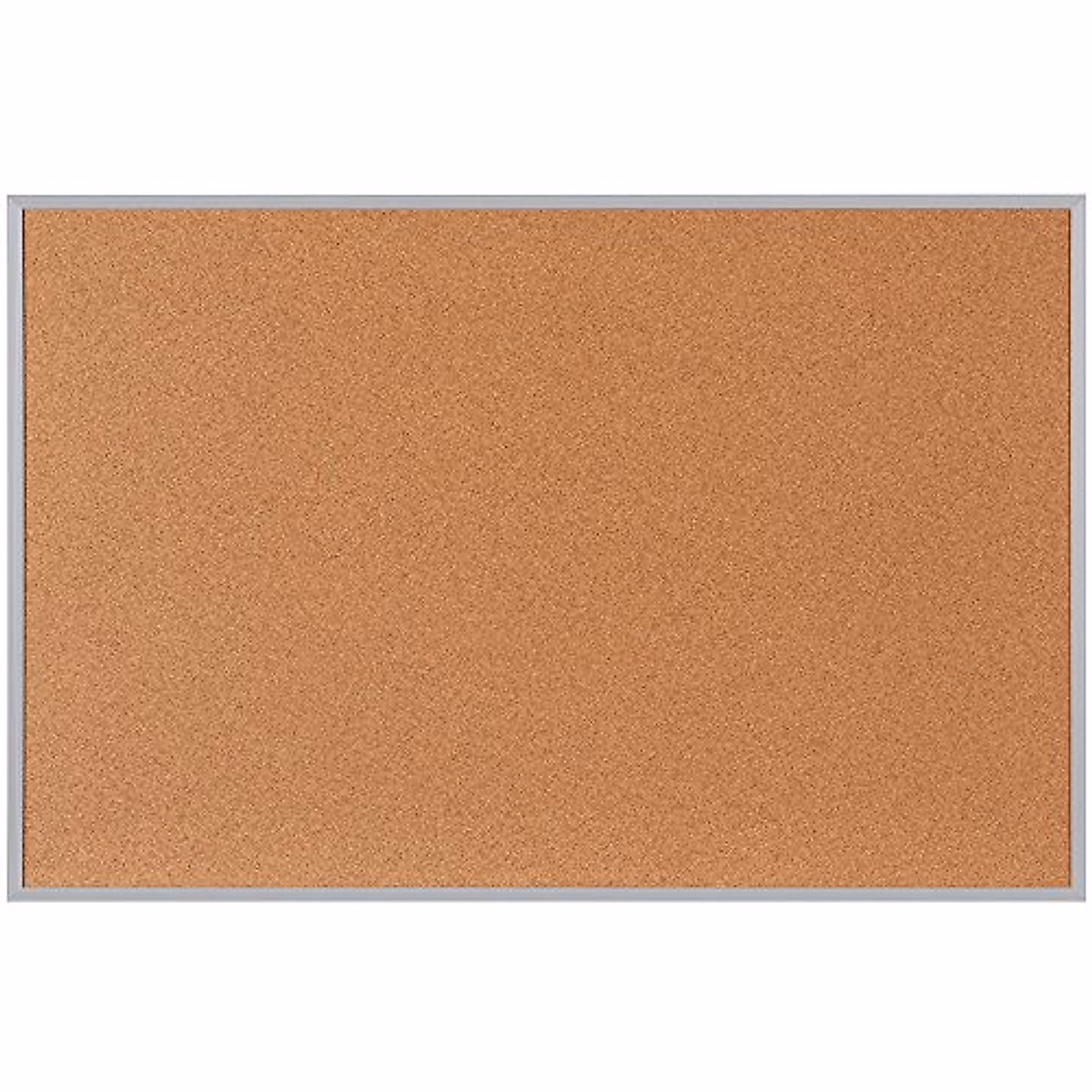 Cork Board with Aluminum Frame, 4' x 3', Brown, 1/Each