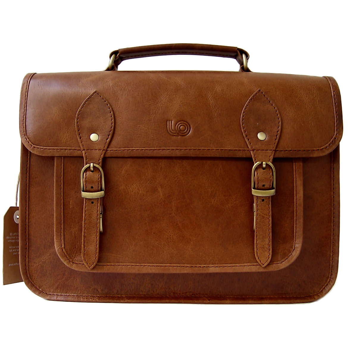 Leftover Studio DSLR Mirrorless SLR Camera Bag Case 15 inch in Rustic Crunch Cow Leather