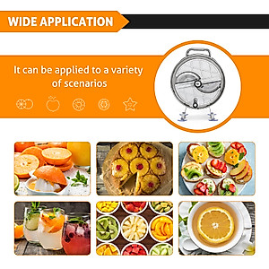WICHEMI Commercial Slicer Machine Manual Vegetable Fruit Slicer Food Slicing Machine Stainless Steel Vegetable Cutter for Potatoes Lemons Tomatoes Onions