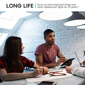 LUXRITE A19 LED Bulb 75W Equivalent, 1100 Lumens, 5000K Bright White, Dimmable Standard LED Light Bulbs 11W, Enclosed Fixture Rated, Energy Star, E26 Medium Base - Indoor and Outdoor (16 Pack)