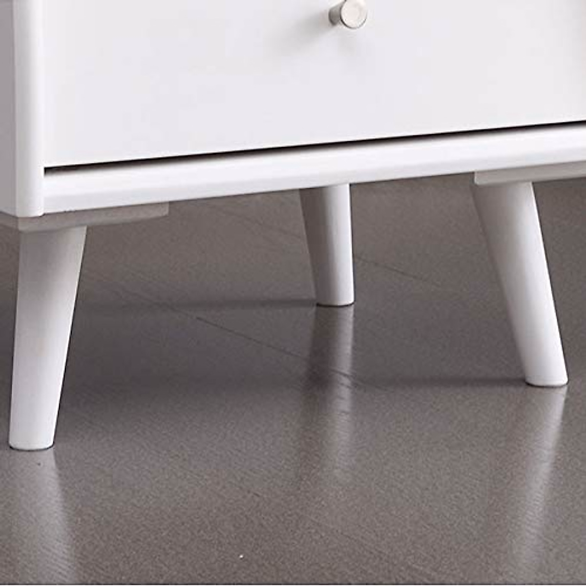 SJYDQ All Solid Wood Bedside Table Simple Nordic Style Bedroom Locker ，Mini Small Multifunctional Bedside Cabinet Simple